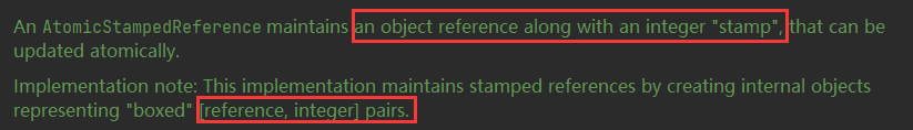 AtomicStampedReference类源码剖析